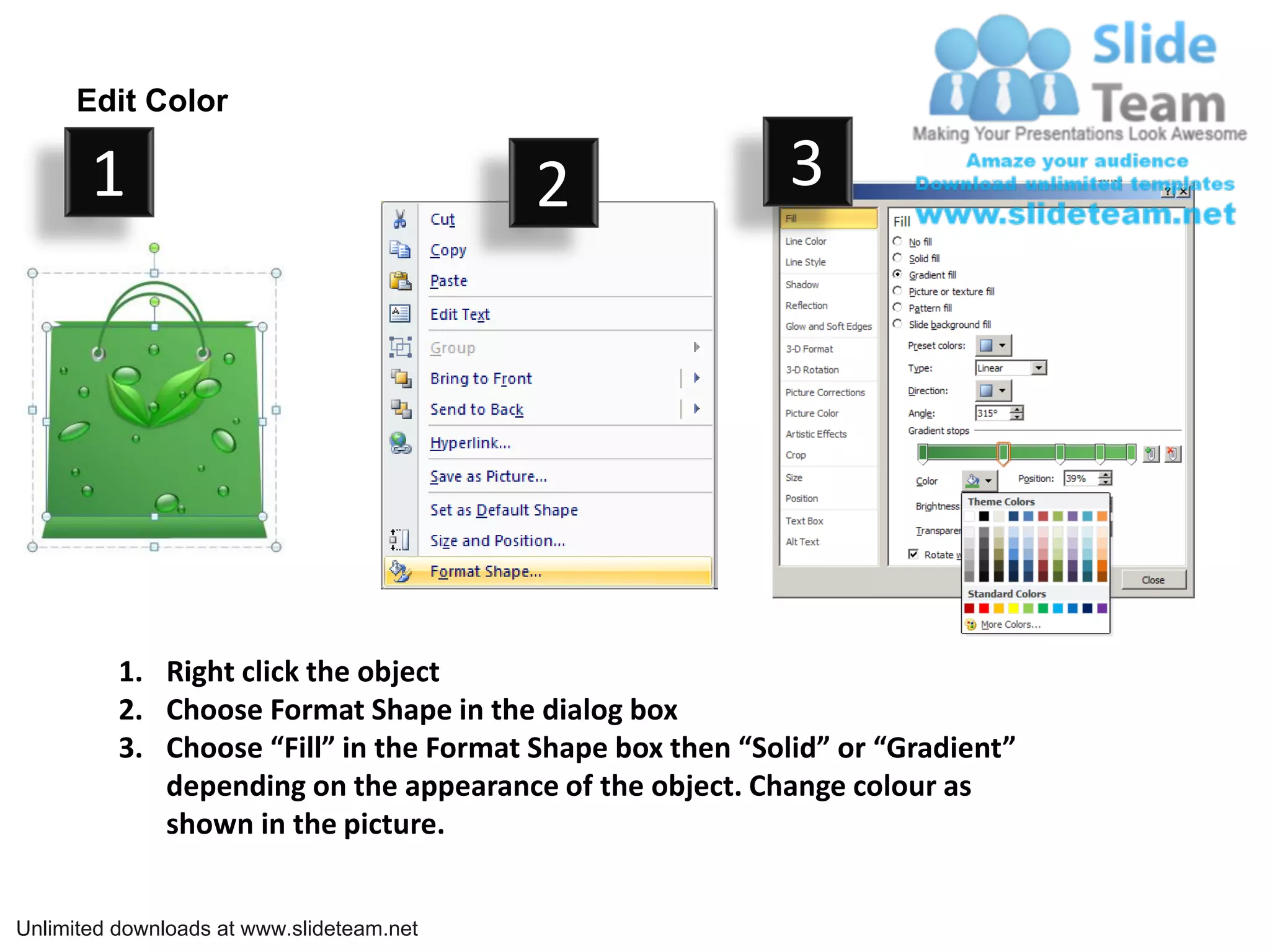 How to create bio recycle bags power point slides and ppt diagram ...