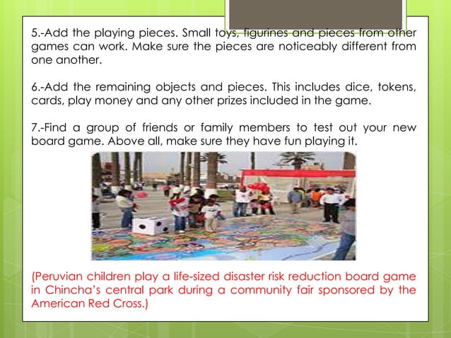 How to create board games | PPT