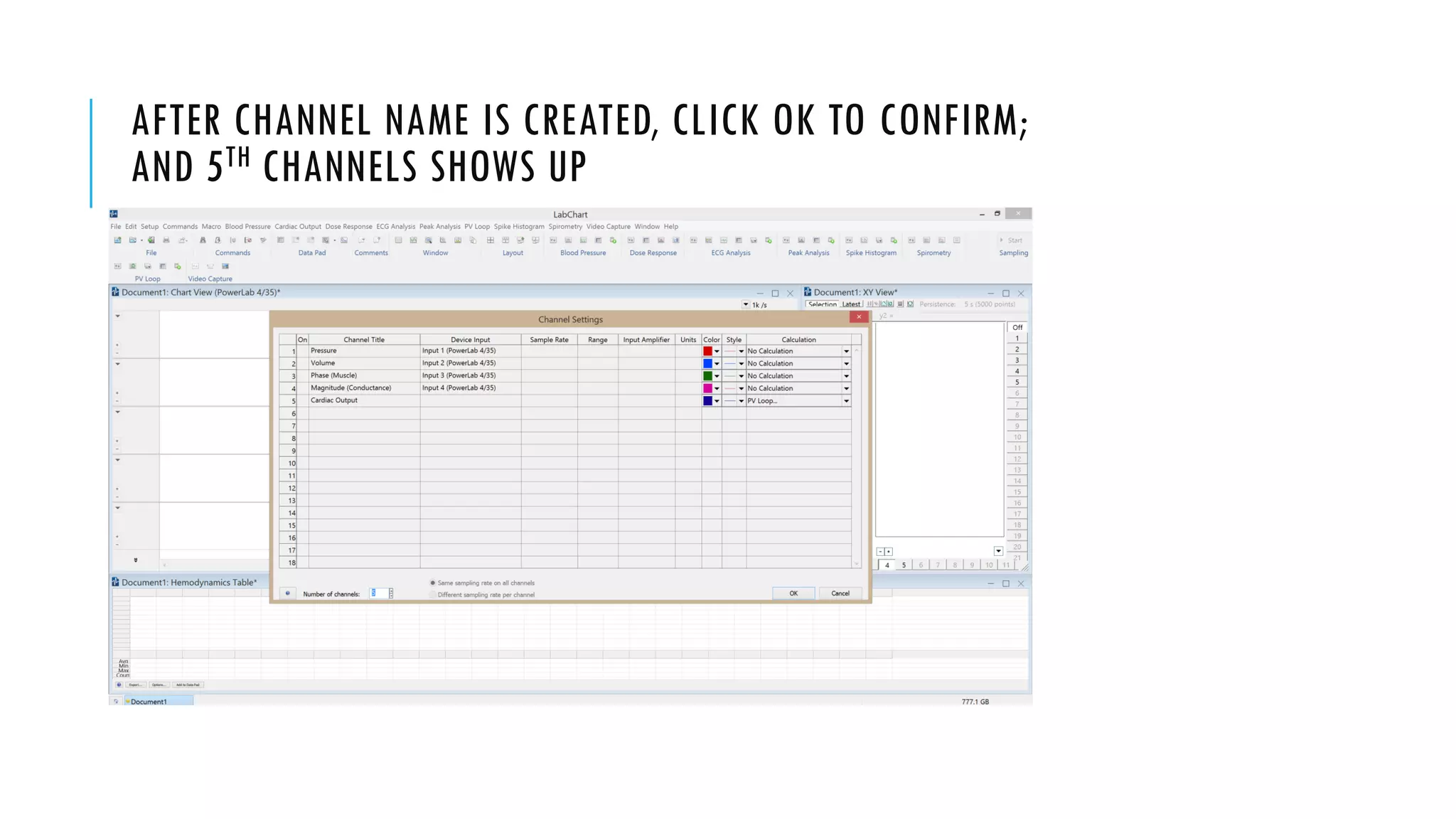 How to create cardiac output live channel using pv loop recording | PPT