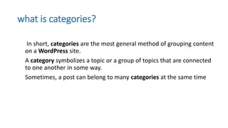 How to create categories and pages.pptx