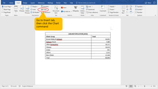 How to create charts in word 2016 | PPTX