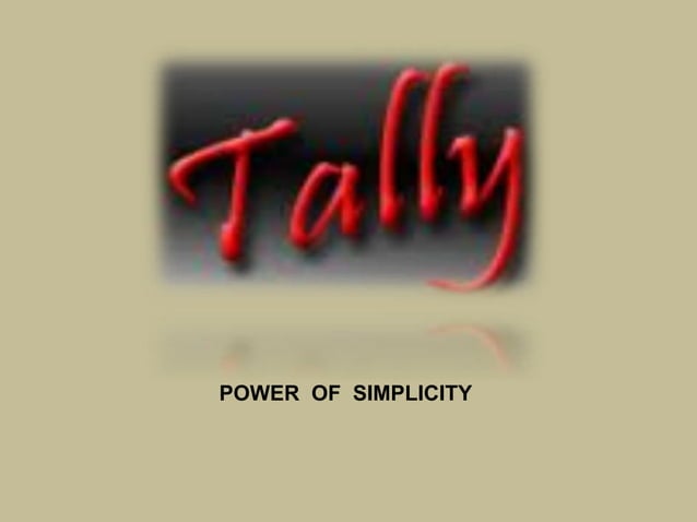 How to create company in Tally | PPTX