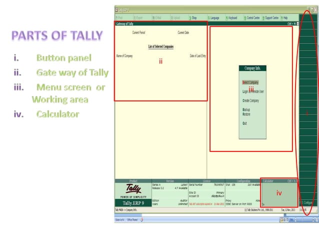 How to create company in Tally | PPTX