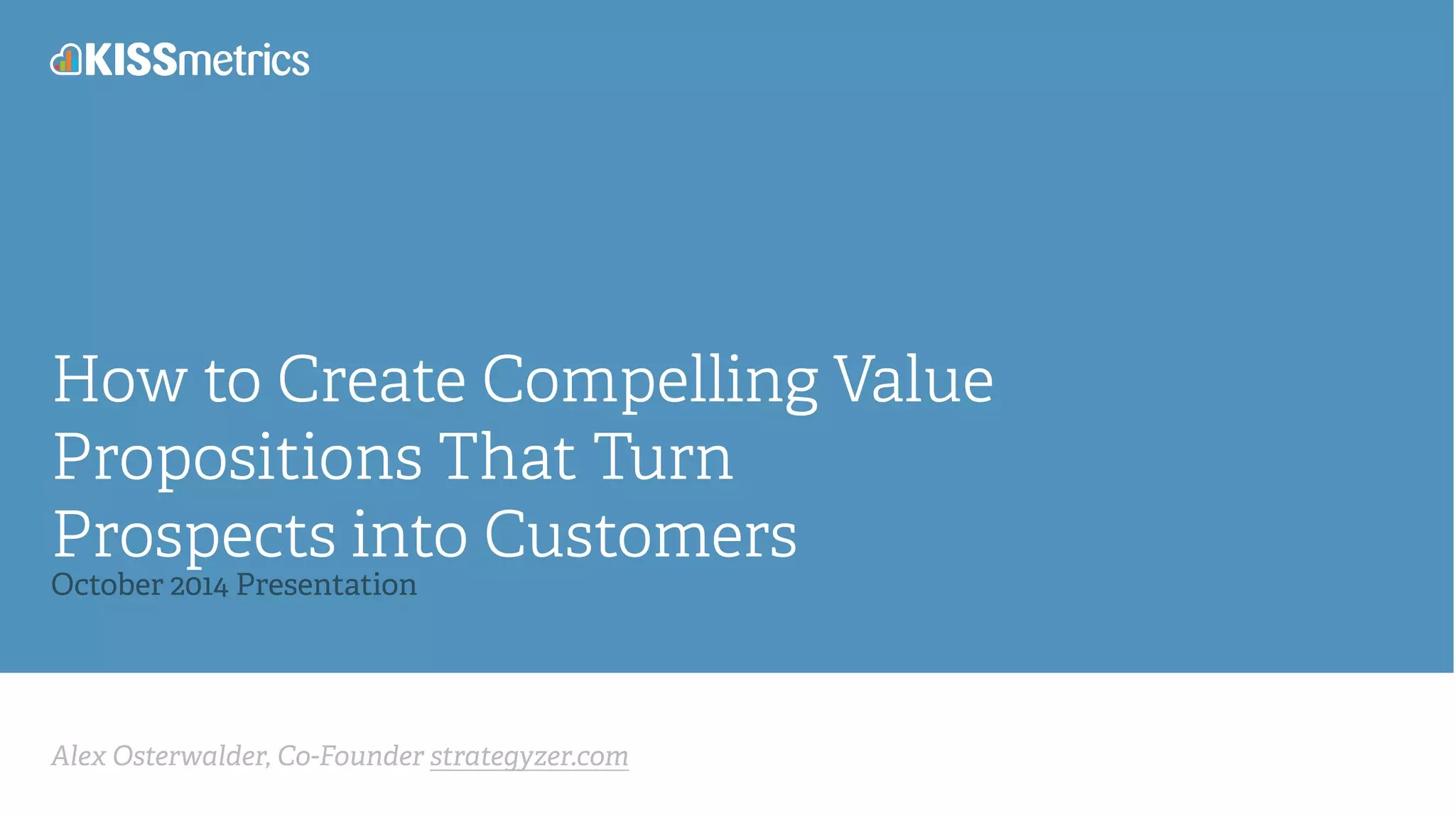 How to Create Compelling Value Propositions That Turns Prospects into Customers | PDF