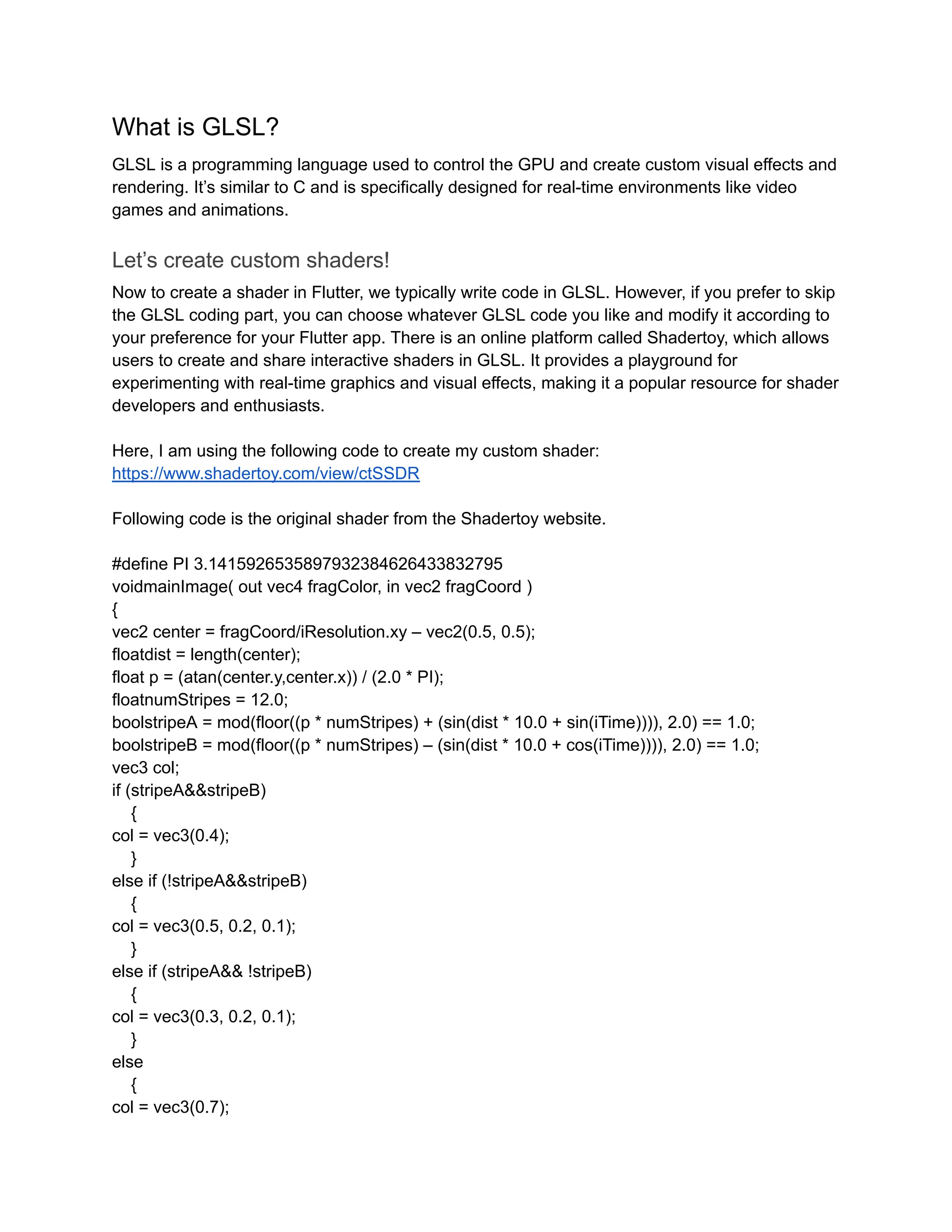 How to Create Custom Shaders in Flutter? | PDF