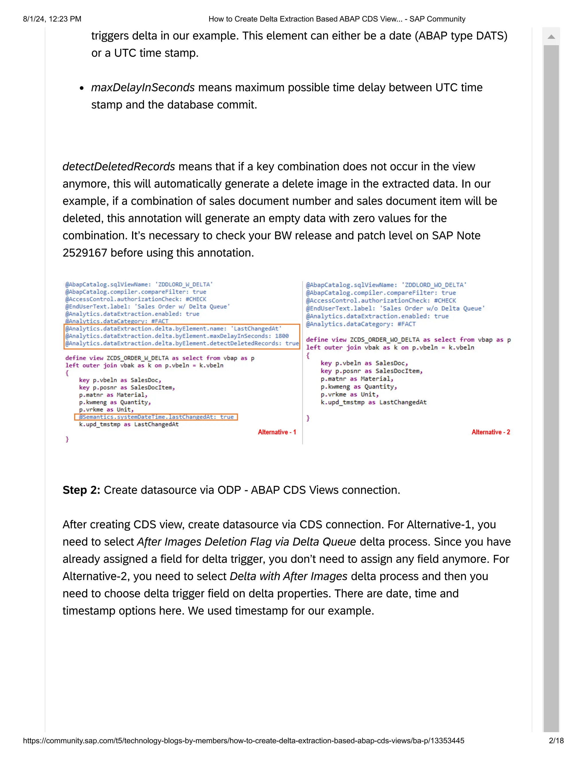 How to Create Delta Extraction Based ABAP CDS View... - SAP Community.pdf