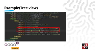 How To Create Dynamic Tree View In Odoo 17 - Odoo 17 Slides | PPTX