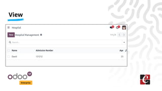 How To Create Dynamic Tree View In Odoo 17 - Odoo 17 Slides | PPTX