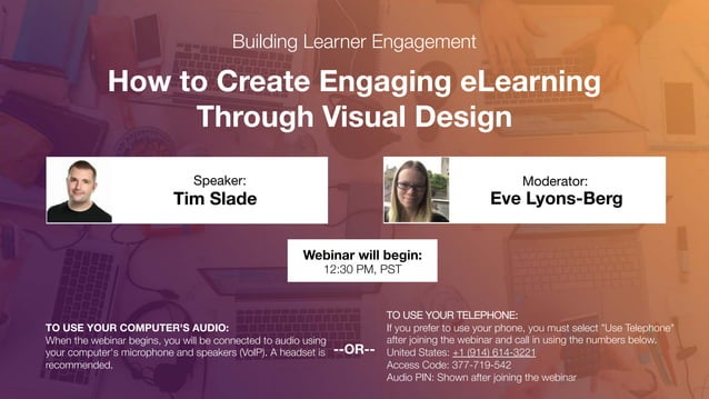 Building Learner Engagement: How to Create Engaging eLearning Through Visual Design | PDF | Web ...
