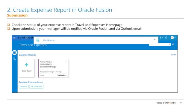 How to Create Expense Report in Oracle Fusion (002).pdf | Business Utilities | Business