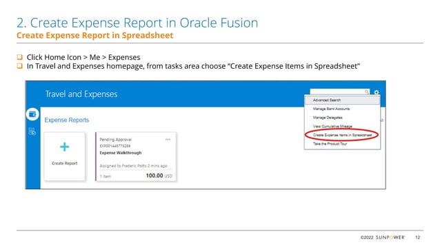 How to Create Expense Report in Oracle Fusion (002).pdf | Business ...