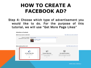 How to create facebook ads | PPT