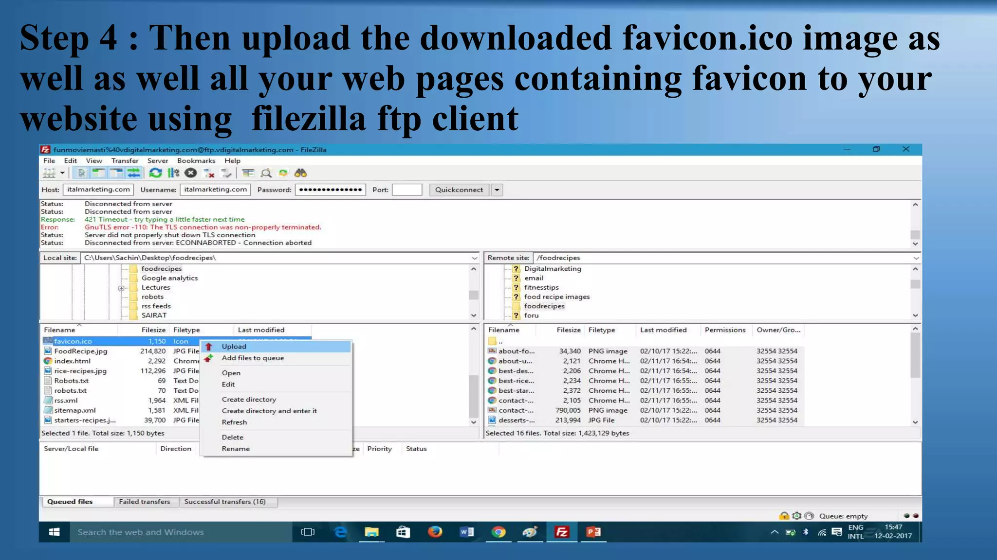 How to create favicon | PPT