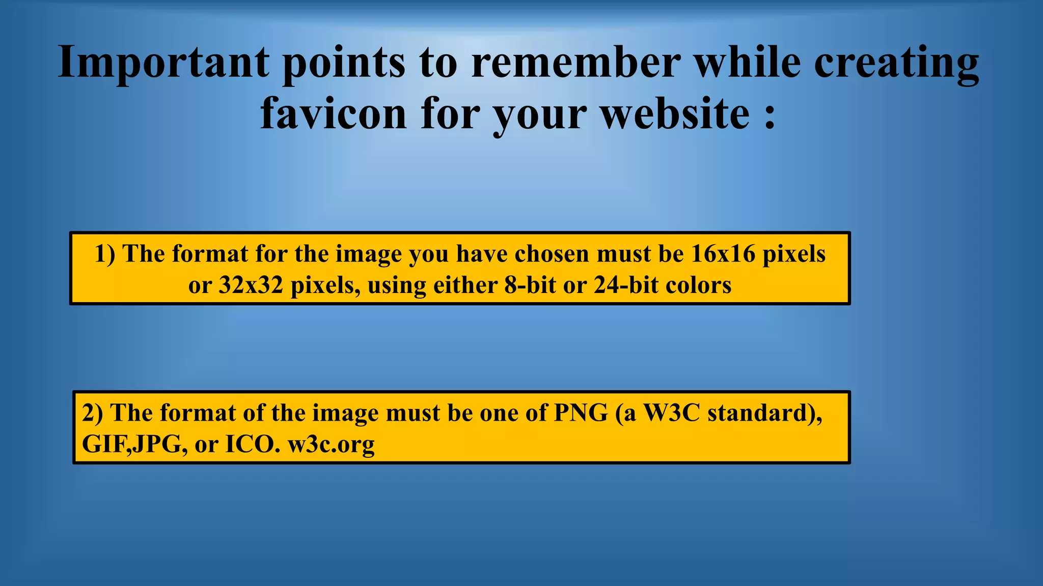 How to create favicon | PPTX