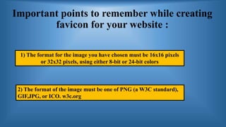 How to create favicon | PPTX
