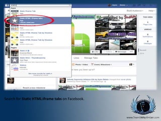 How to Create FB Landing Page | PPT