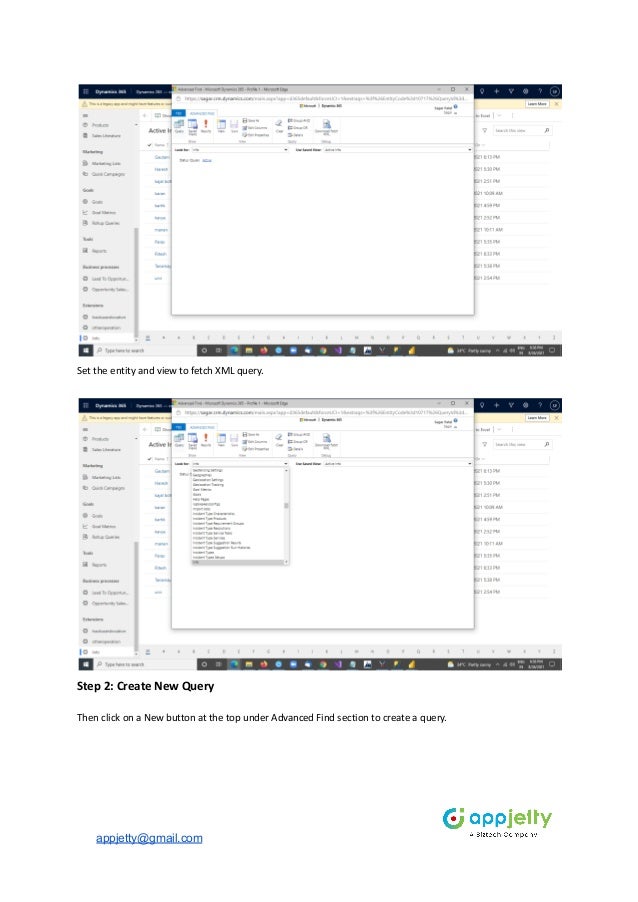 How To Create Fetch Xml Query From Dynamics 365 Pdf