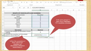 How to create formula using countif function | PPTX