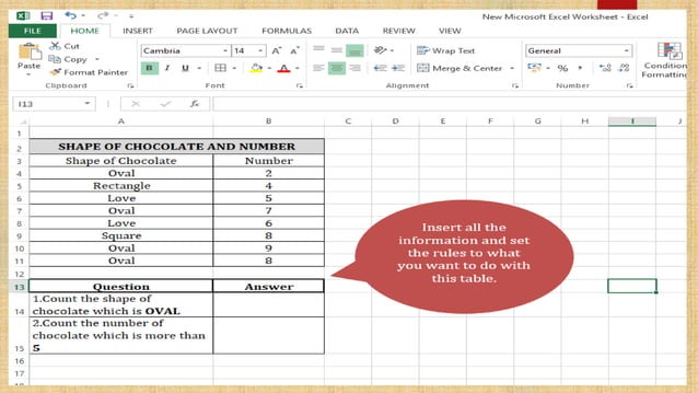 How to create formula using countif function | PPT