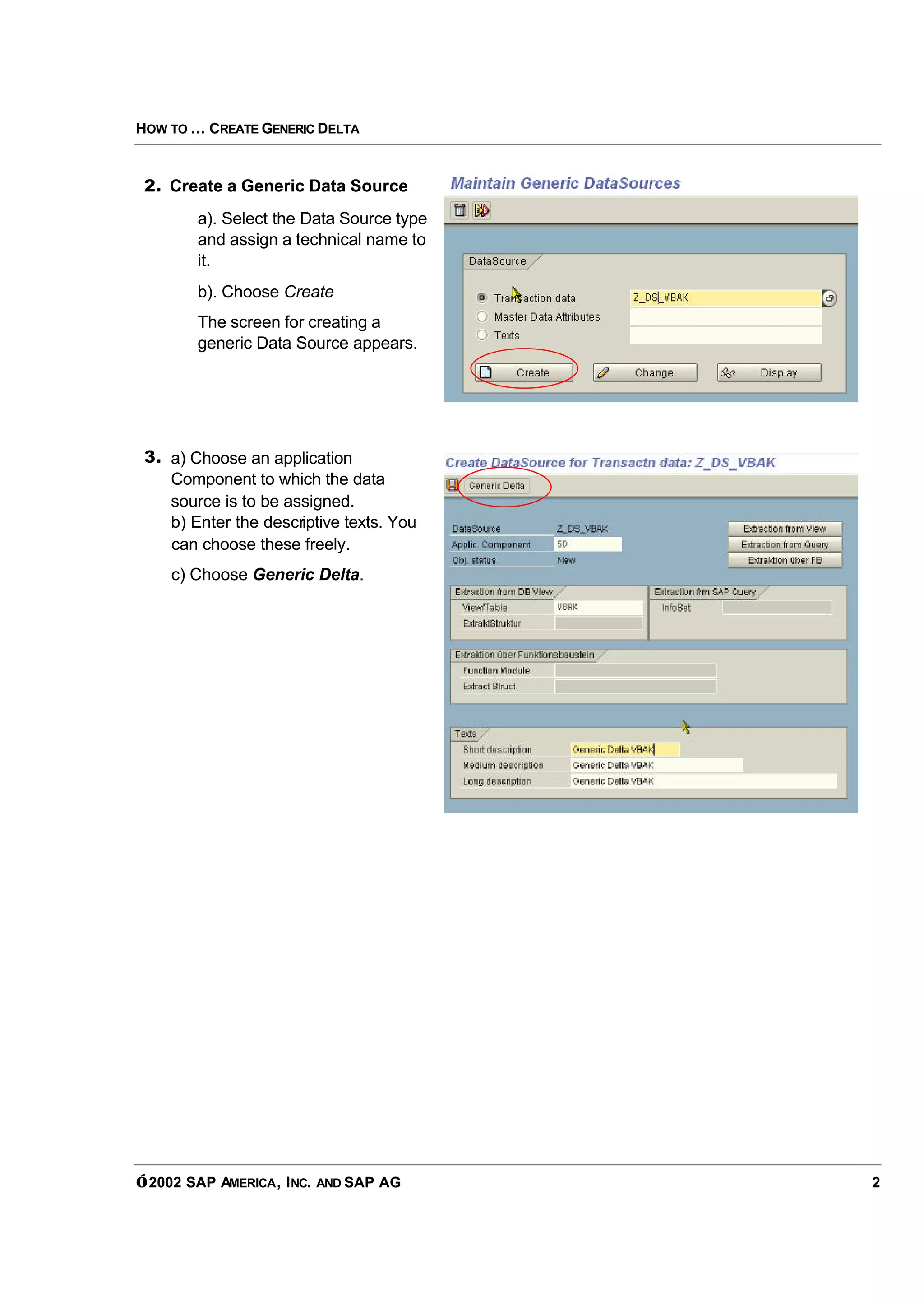 How to create generic delta | PDF
