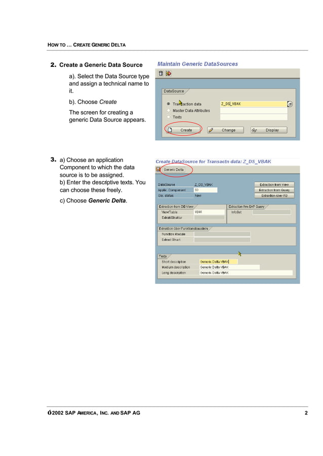 How to create generic delta | PDF
