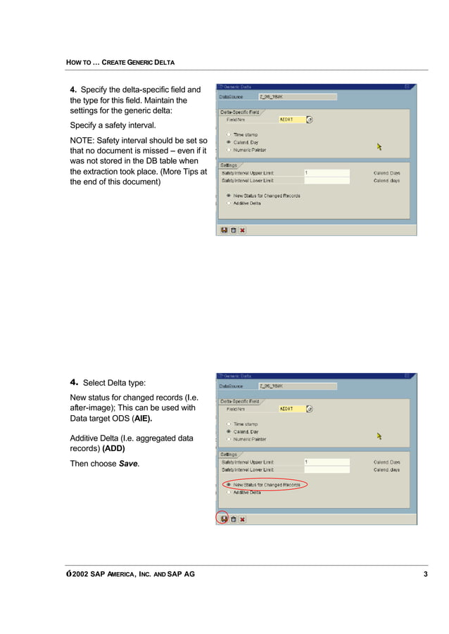 How to create generic delta | PDF