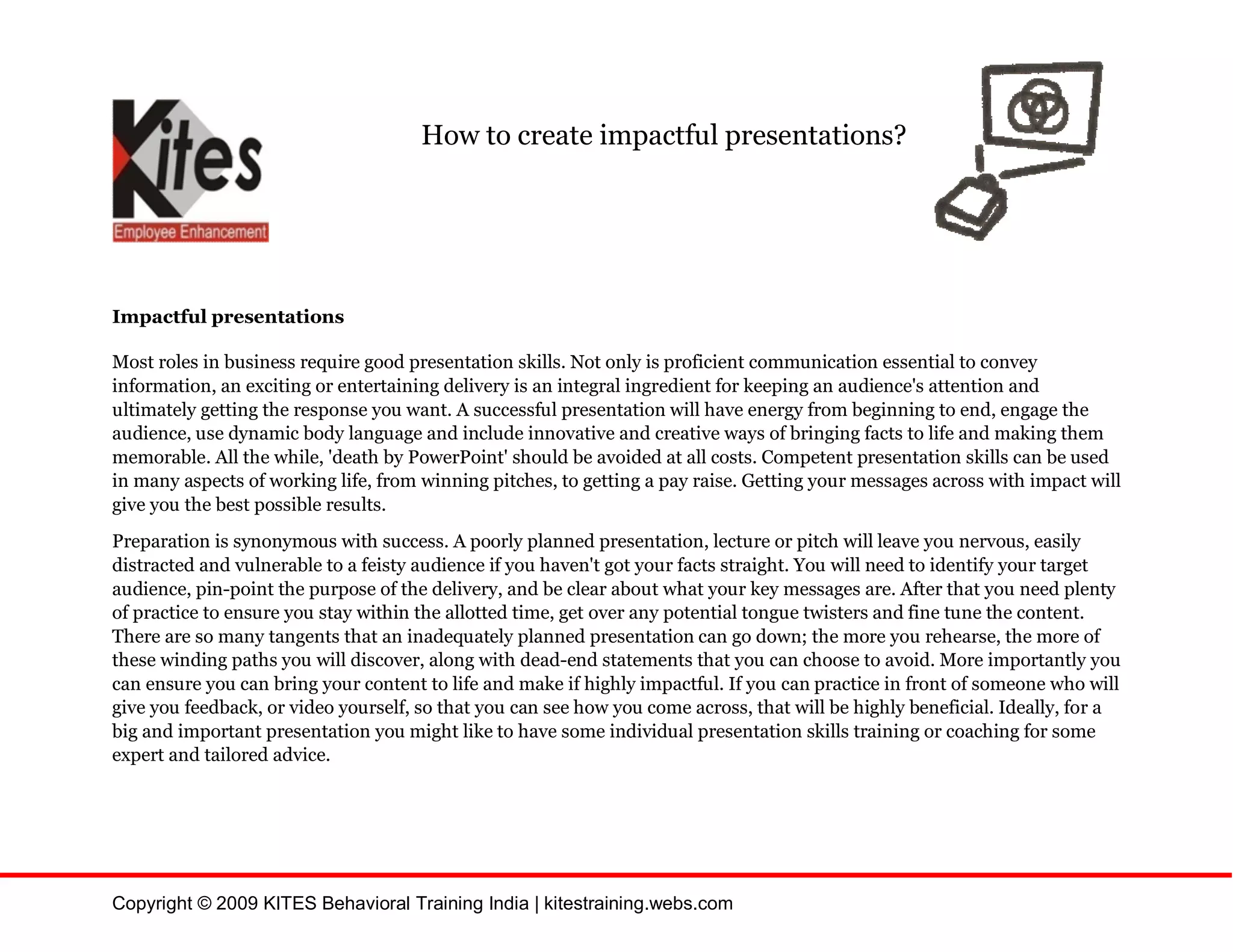 How To Create Impactful Presentation | PDF