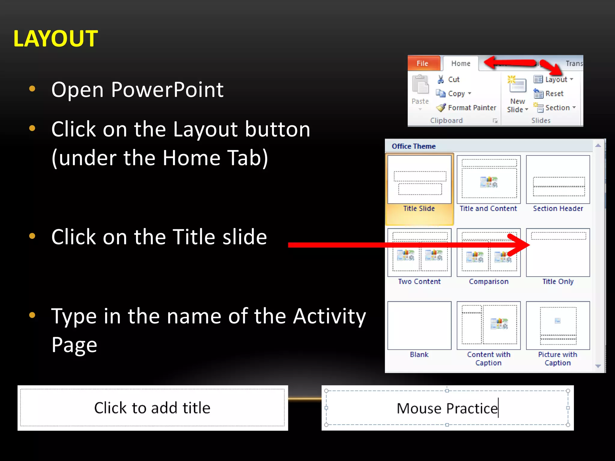 How to create interactive learning centres power point 2010 | PPT