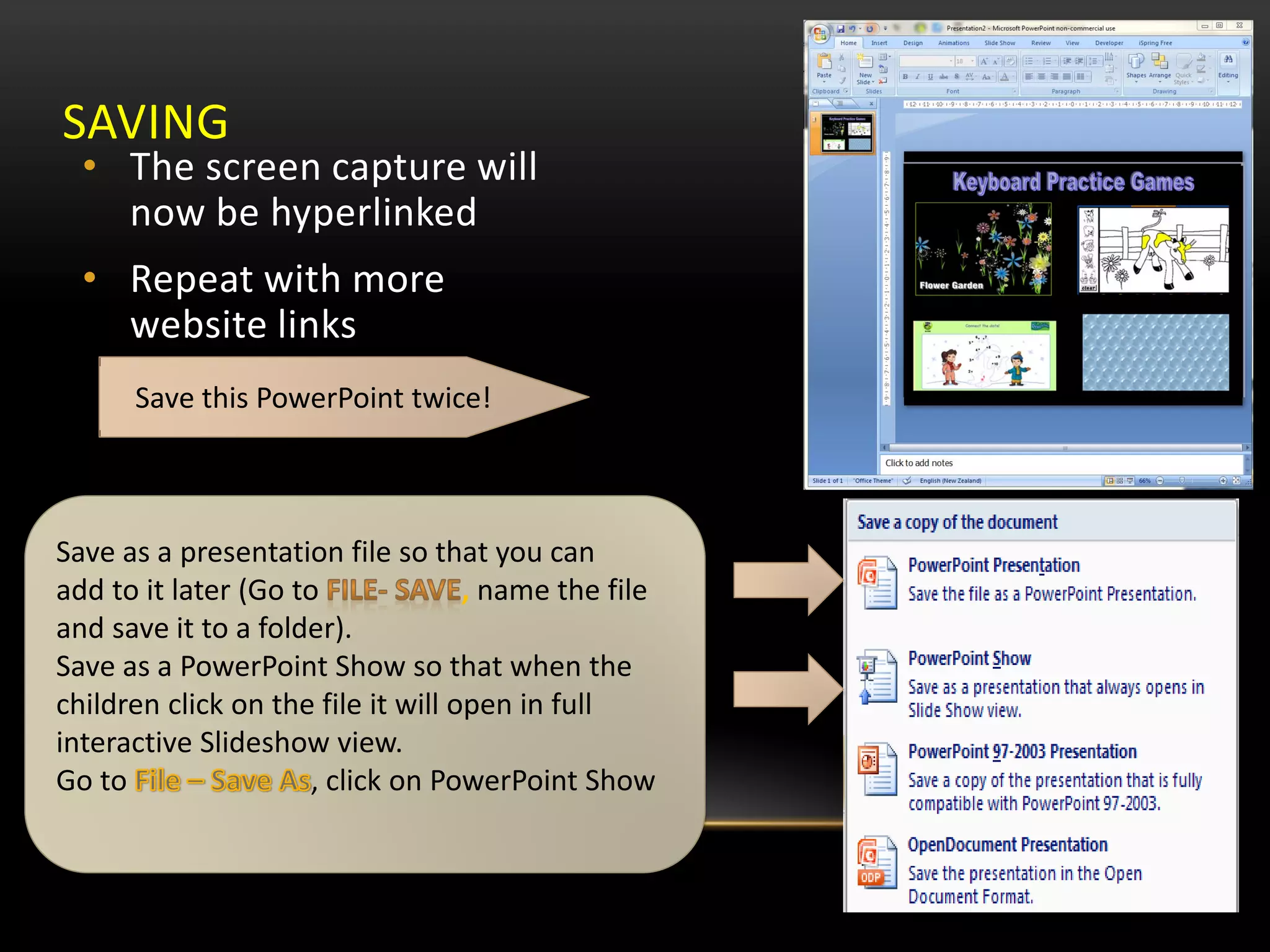 How to create interactive learning centres power point 2010 | PPT