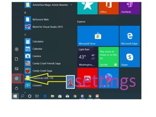 How to create limited user accounts in windows 10 | PPT