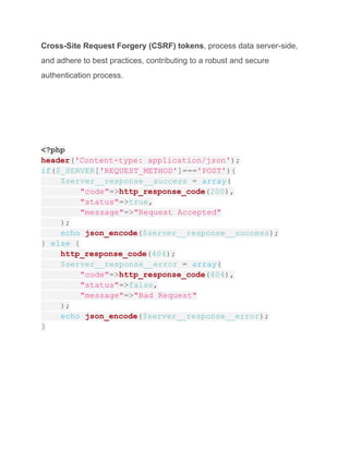 How to Create Login and Registration API in PHP.pdf
