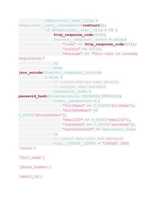 How to Create Login and Registration API in PHP.pdf