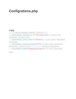 How to Create Login and Registration API in PHP.pdf