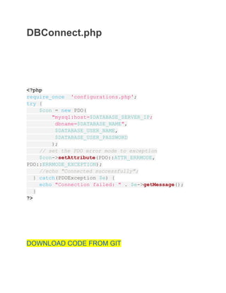 How to Create Login and Registration API in PHP.pdf