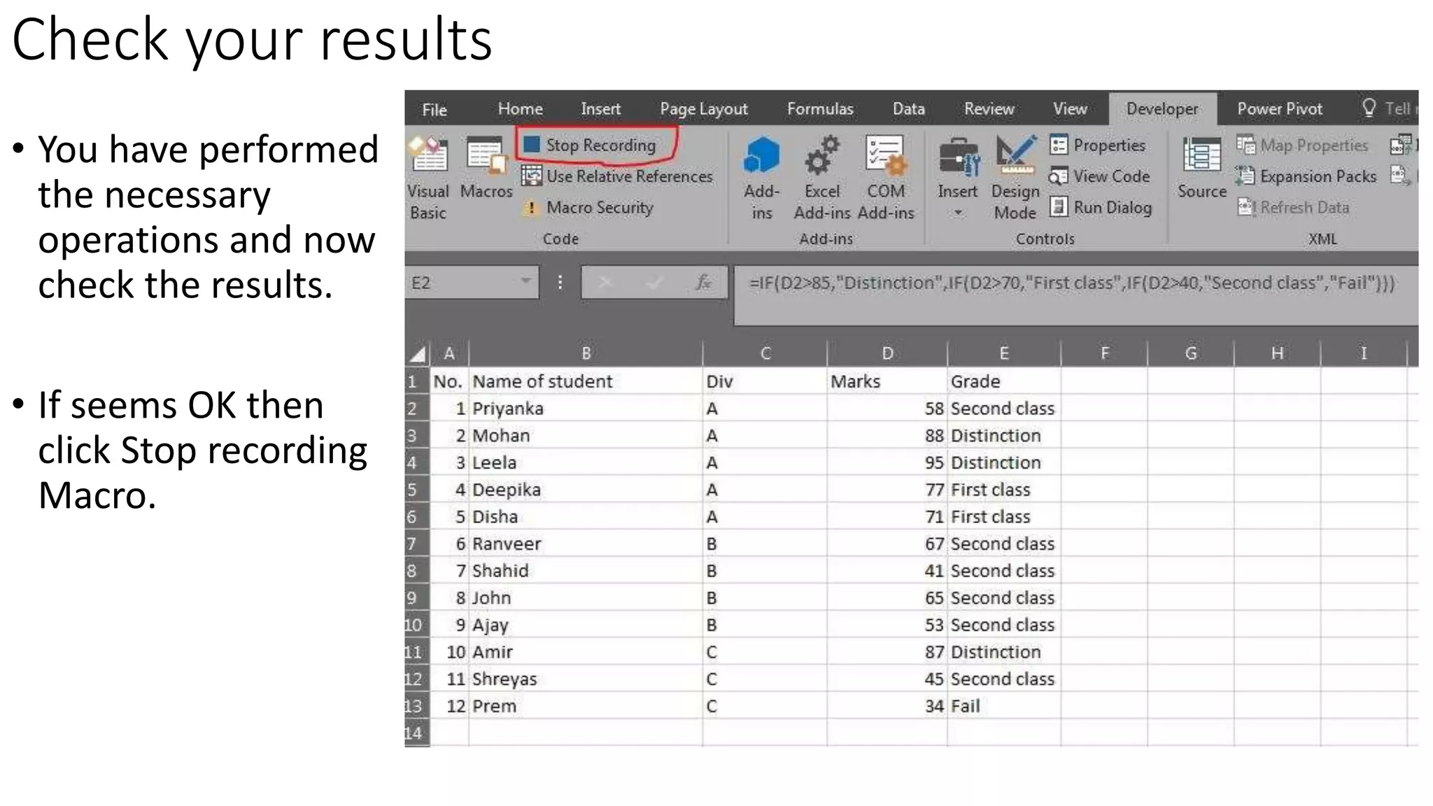 How to create macro with example | PPT | Free Download