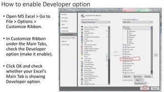 How to create macro with example | PPT