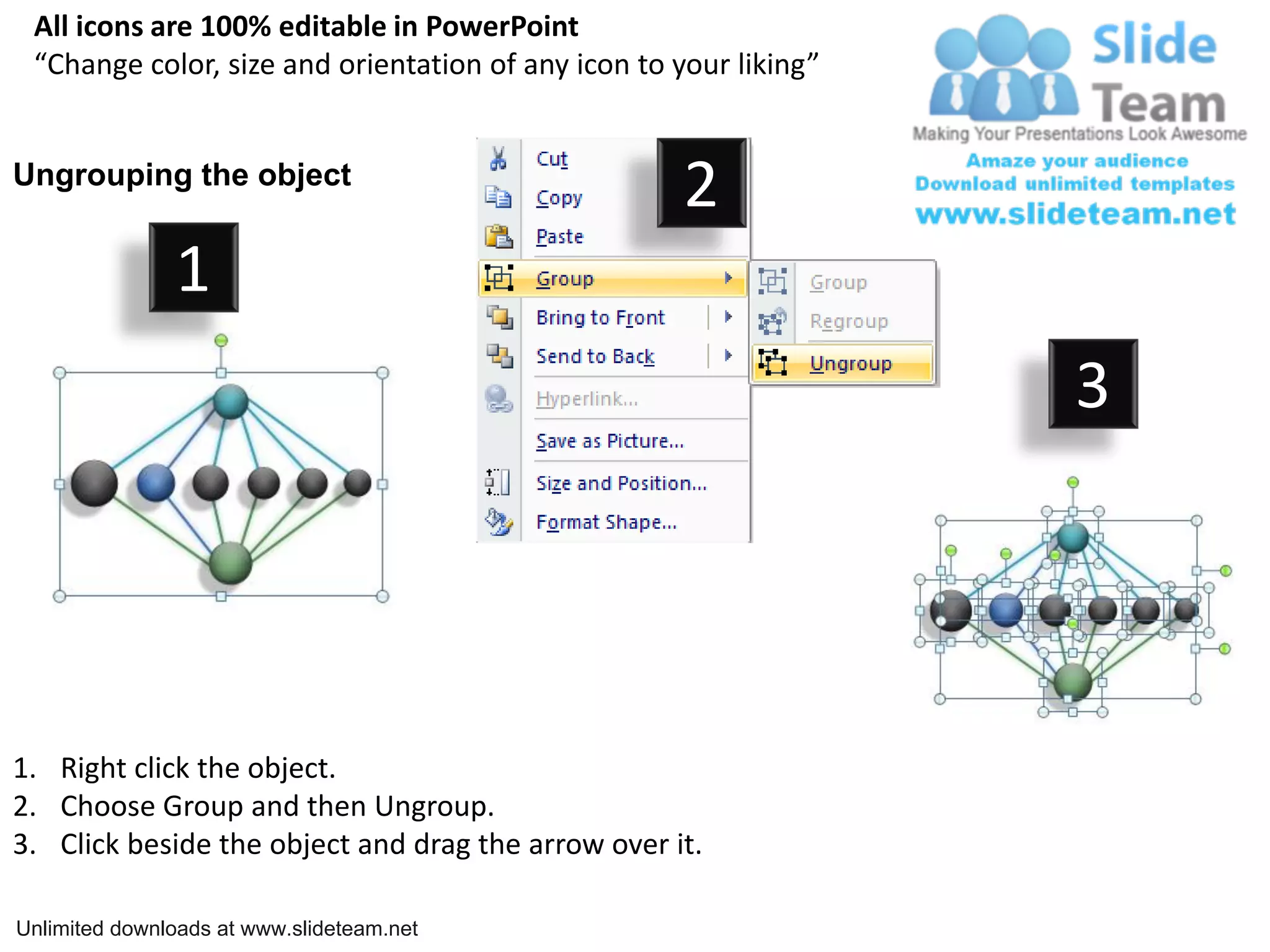 How to create make beautifully designed clustering horizontal power ...