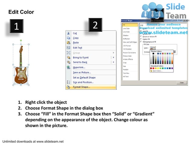 How to create make beautifully designed musical instrument power point ...