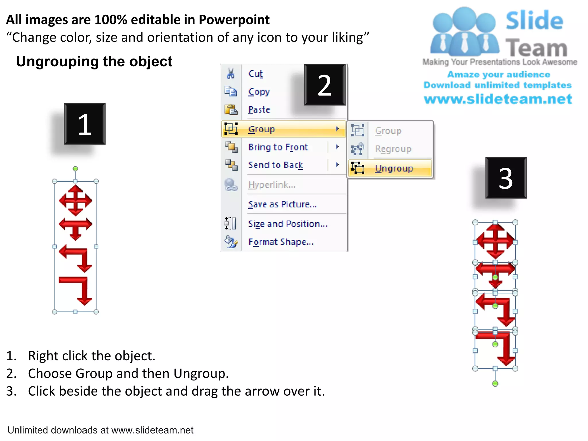 How to create make construction arrows toolbox power point slides and ...
