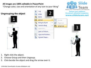 How to create make contract person speaking 2 power point slides and ...