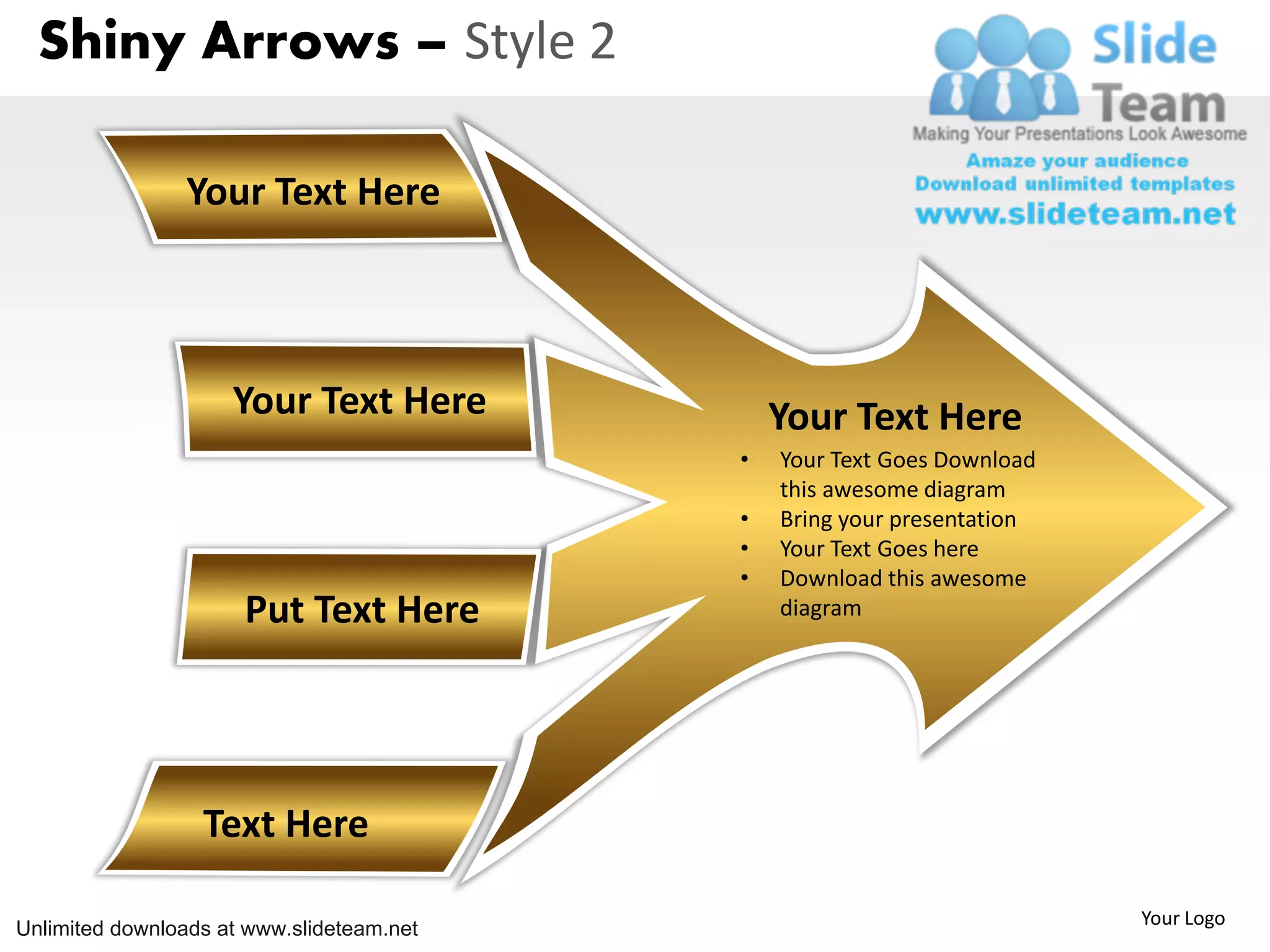 How to create make converging arrows process power point slides and ppt ...