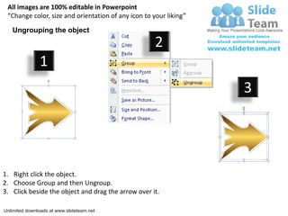 How to create make converging arrows process power point slides and ppt ...