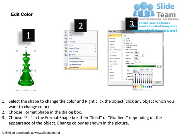 How to create make crown chess pieces power point slides and ppt presentation infographocs ...