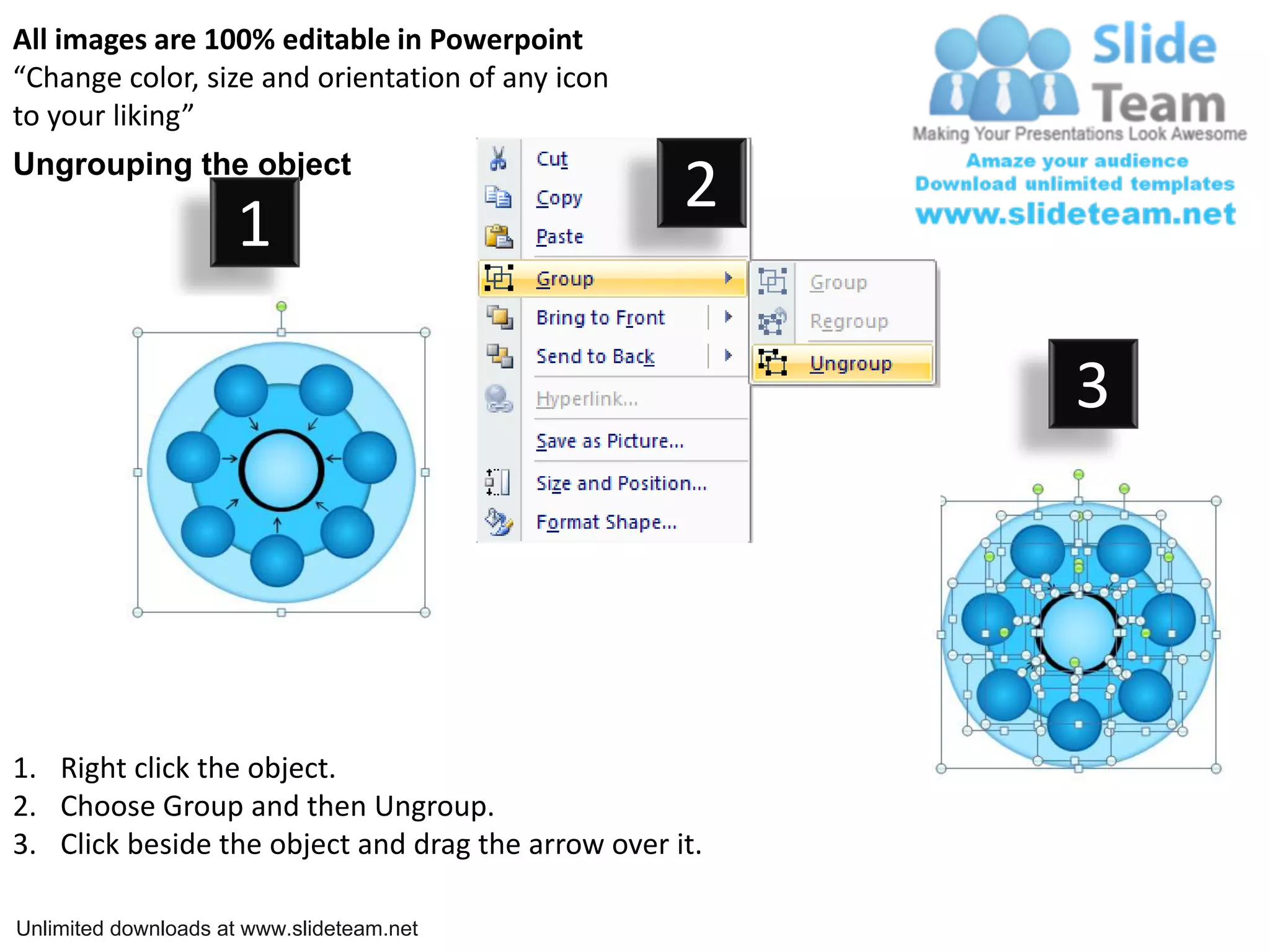 How to create make cycle diagram financial planning power point slides ...