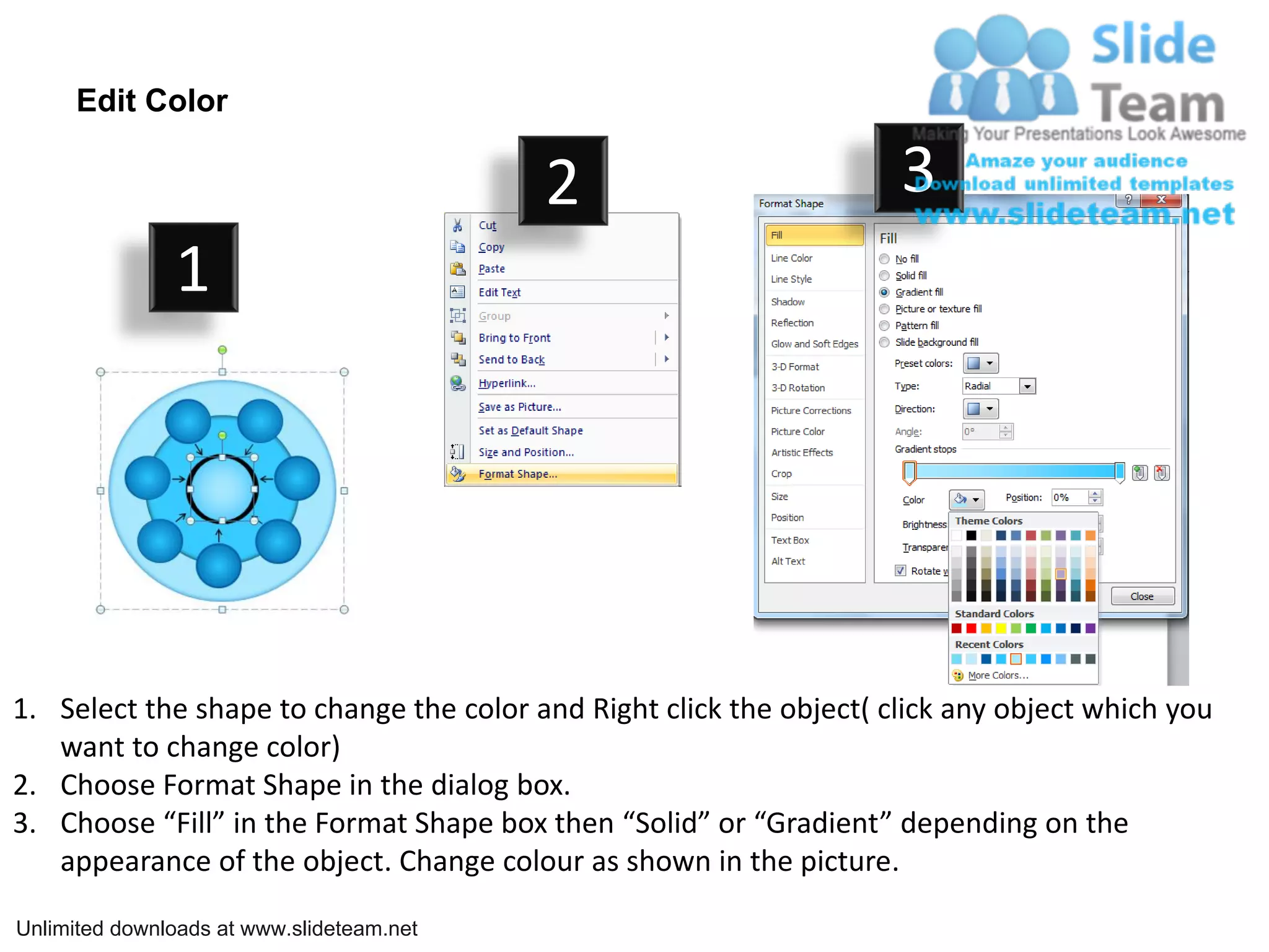 How to create make cycle diagram financial planning power point slides ...