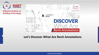 Let’s Discover What Are Revit Annotations | PPTX | Computing ...