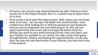 Know how to Transfer Views, Family Types, Elements within Revit ...