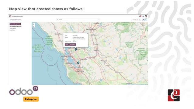 How to Create Map Views in the Odoo 17 ERP | PPTX