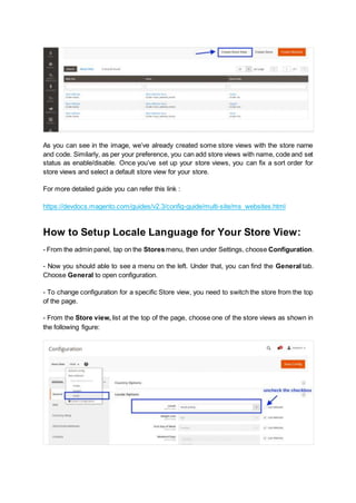 How to create multi language store in magento 2 | PDF