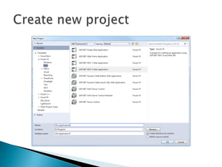 How to create mvc application | PPTX